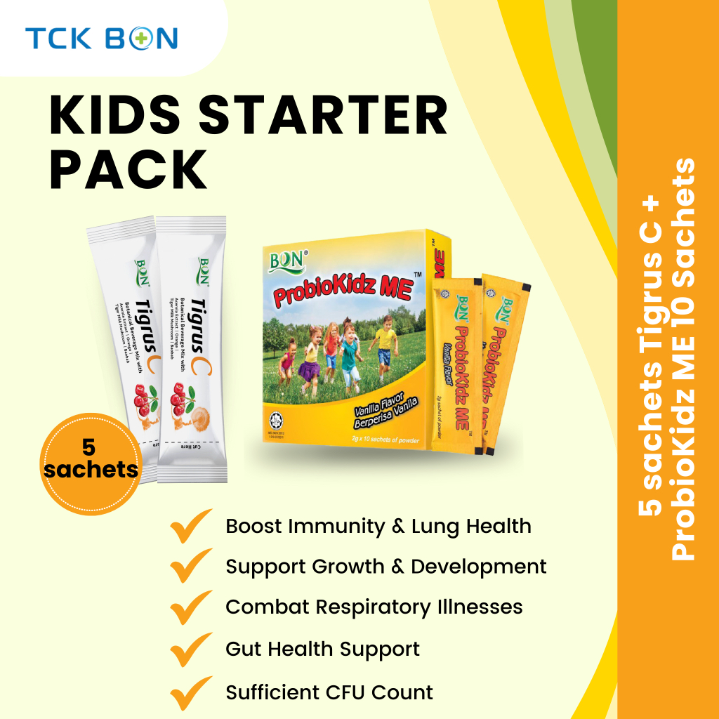 Kids Starter Pack (Tigrus C 5 sachets + ProbioKidz ME 10 sachets Bundle ...