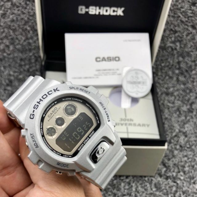 100% Ori Japan Made DW6900 Silver Coin 30th Anniversary Unisex Watch ...