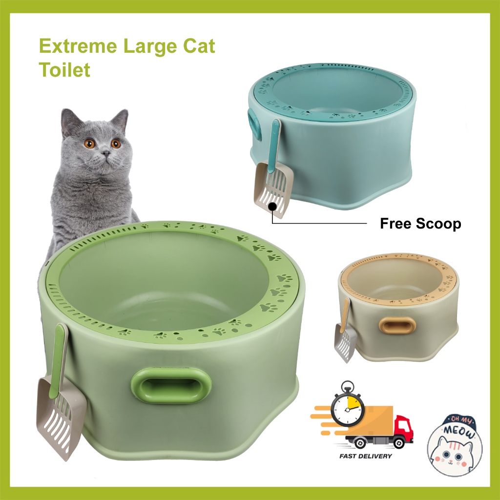 Huge/Deep Cat Litter Box|Bekas Pasir Kucing Besar|Toilet Kucing ...