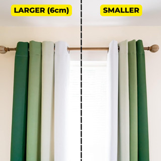SUPERSAVE Curtain Spacer Ripple Fold Blackout Curtain Wave Fold Curtain ...