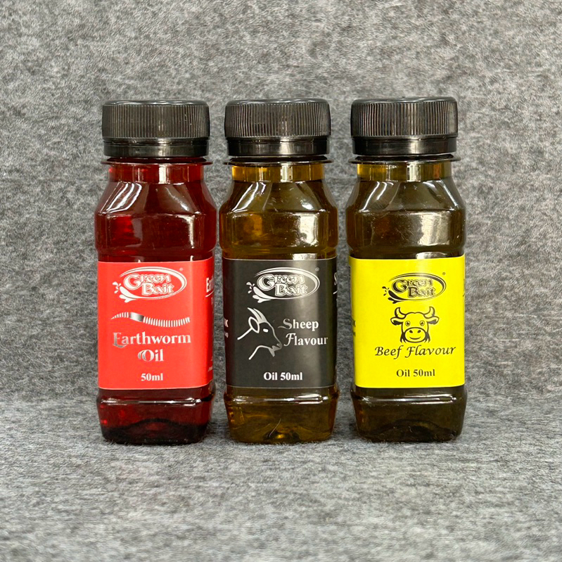 Greenbait Sheep Oil,Earthworm Oil, Beef Oil Flavour 50ml Fishing Bait ...