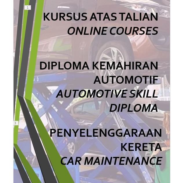 Kursus-Kursus Online Subjek Diploma Automotif -Servis & Baiki Kereta ...