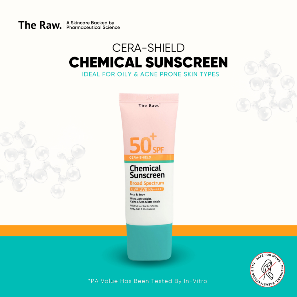 The Raw. Cera-Shield Chemical Sunscreen SPF 50+ PA++++ | Shopee Malaysia
