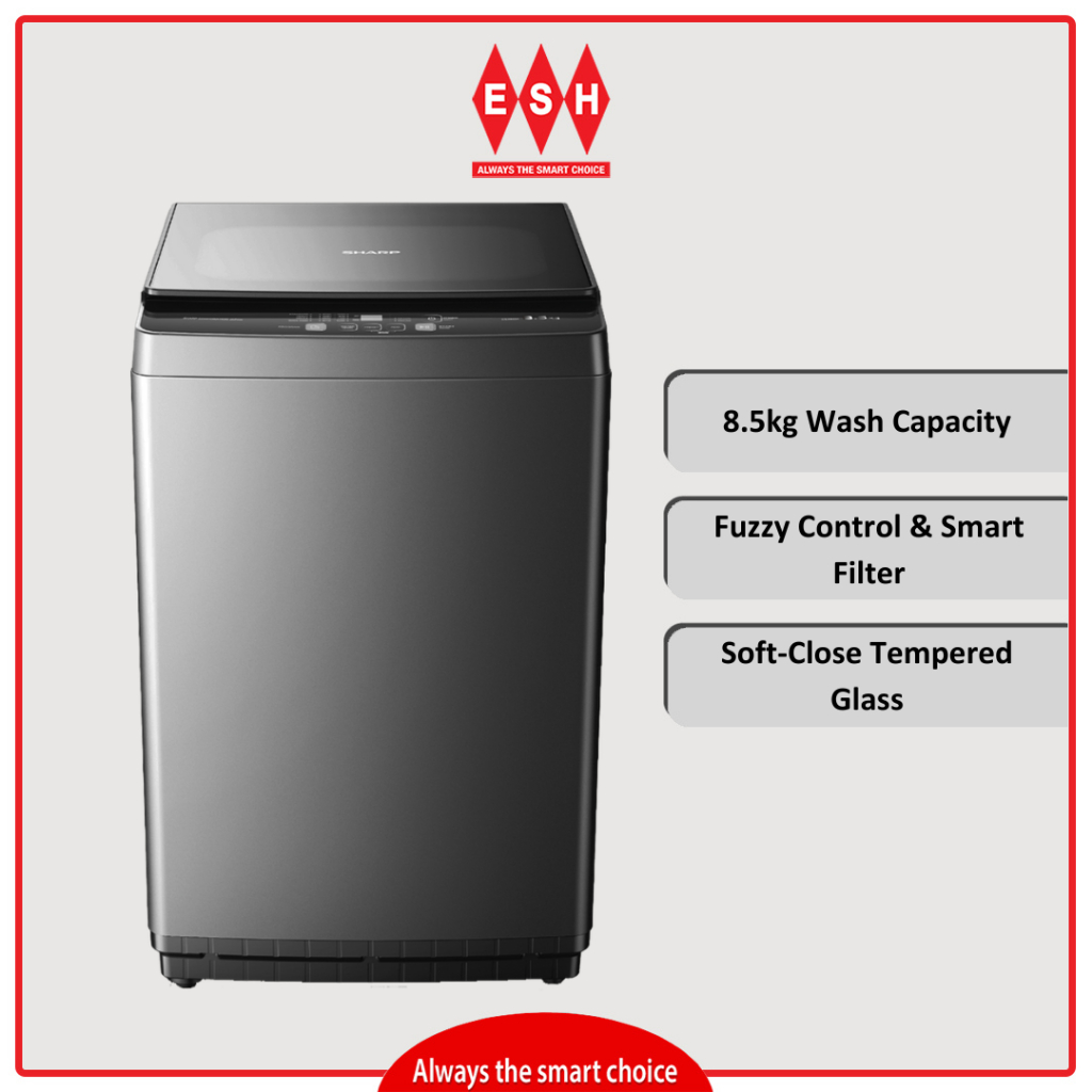 Sharp ESX8521 8.5kg Top Load Washing Machine | Shopee Malaysia