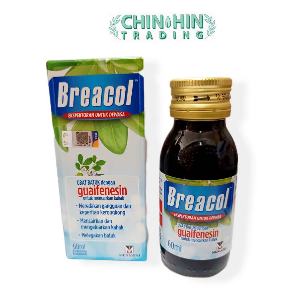 [BREACOL] Ubat Batuk Sirap Breacol 避尔咳咳药水 Breacol Cough Sirap ( 60ml ...