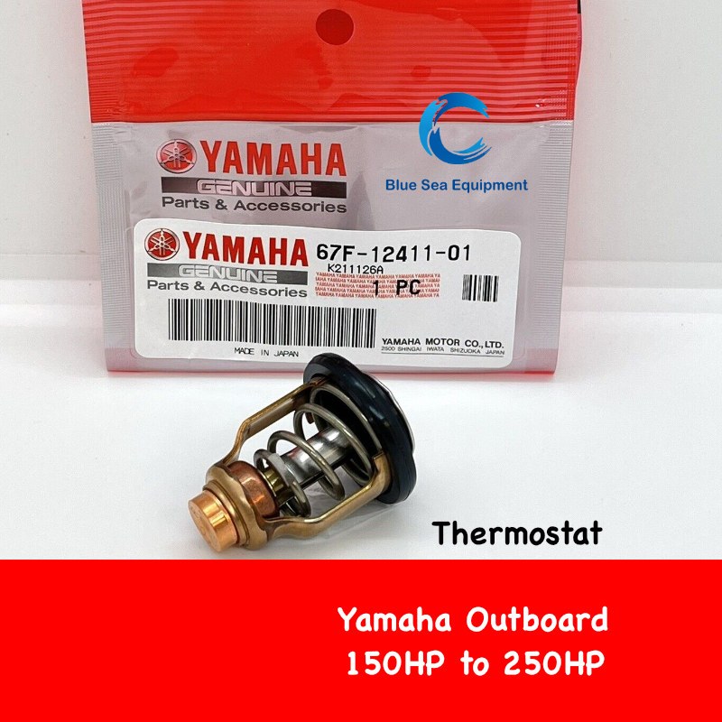 Original Thermostat - 67F-12411-01 for Yamaha Outboard 150HP to 250HP ...