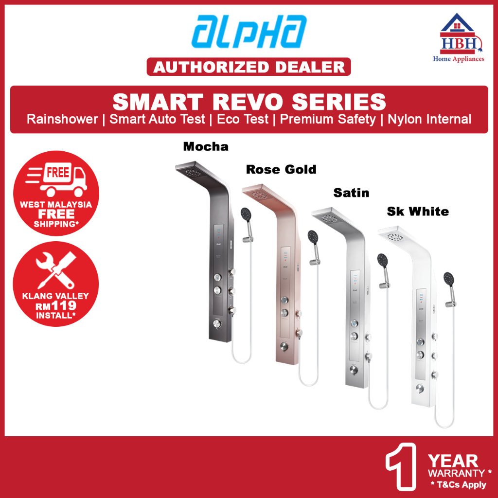 [RM119 Install] Alpha SMART REVO Rainshower Instant Water Heater DC Pump Non Pump REVOi REVOE ...