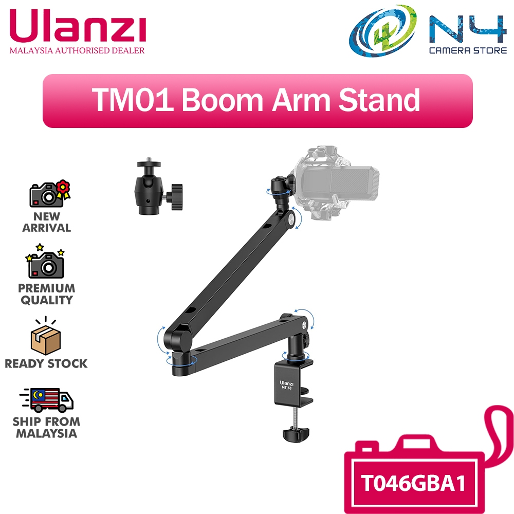 Ulanzi TM01 Microphone Boom Arm with Desk Mount T046GBA1 | Shopee Malaysia