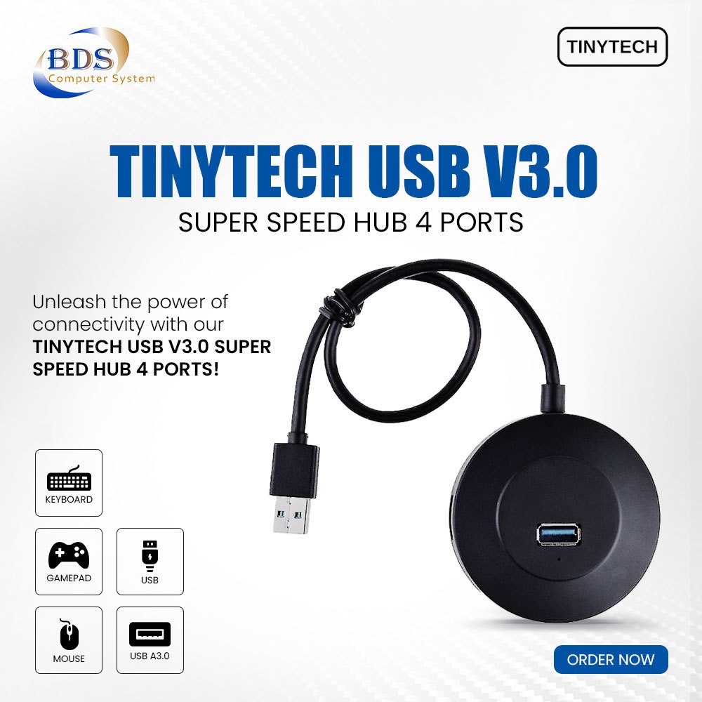 Tinytech USB V3.0 Super Speed Hub 4 Ports | Shopee Malaysia