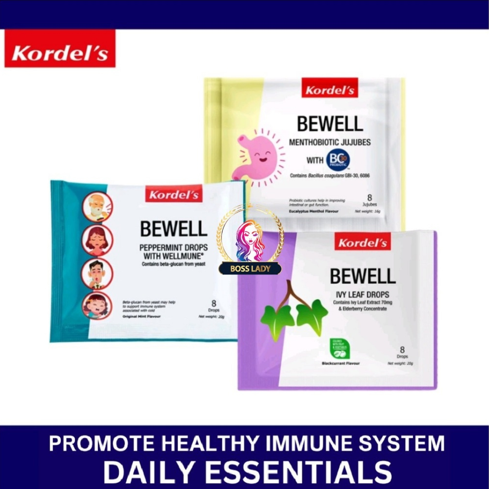 Kordel's Bewell Ivy Leaf/ Wellmune/ Menthobiotic Jujubes with BC30 ...