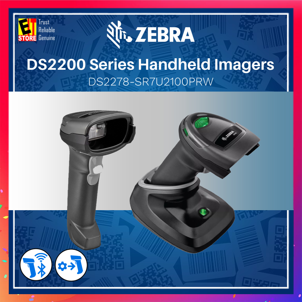 Zebra DS2200 Series Handheld Imagers Barcode Scanner - DS2278-SR7U2100PRW (Easy to Deploy/3 ...