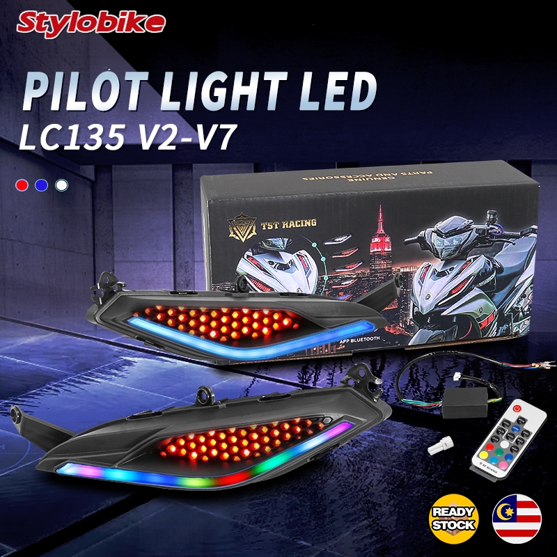 Yamaha LC135 V2 V3 V4 V5 V6 V7 Mata Gaban Light Lampu Dada Front LED Pilot Light Signal Lamp ...