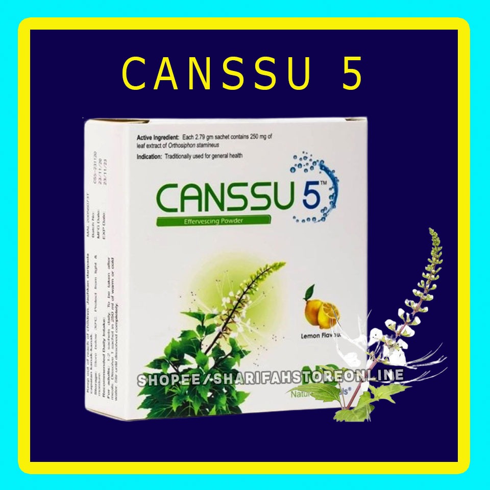 [ CANSSU 5 ] 100% EXTRAK DAUN MISAI KUCING - 15 SACHET | Shopee Malaysia