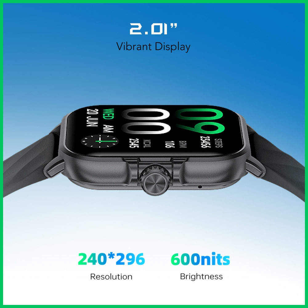 Black Shark GT3 NEO Smartwatch | 2.01” Vibrant Display | 24H Health ...