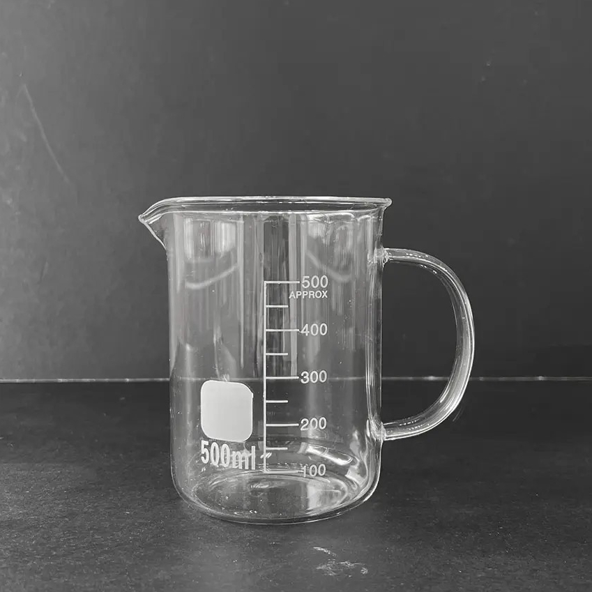 READY STOCK Glass beaker with Handle (500ml - 1000ml) Low Form Lab Use ...