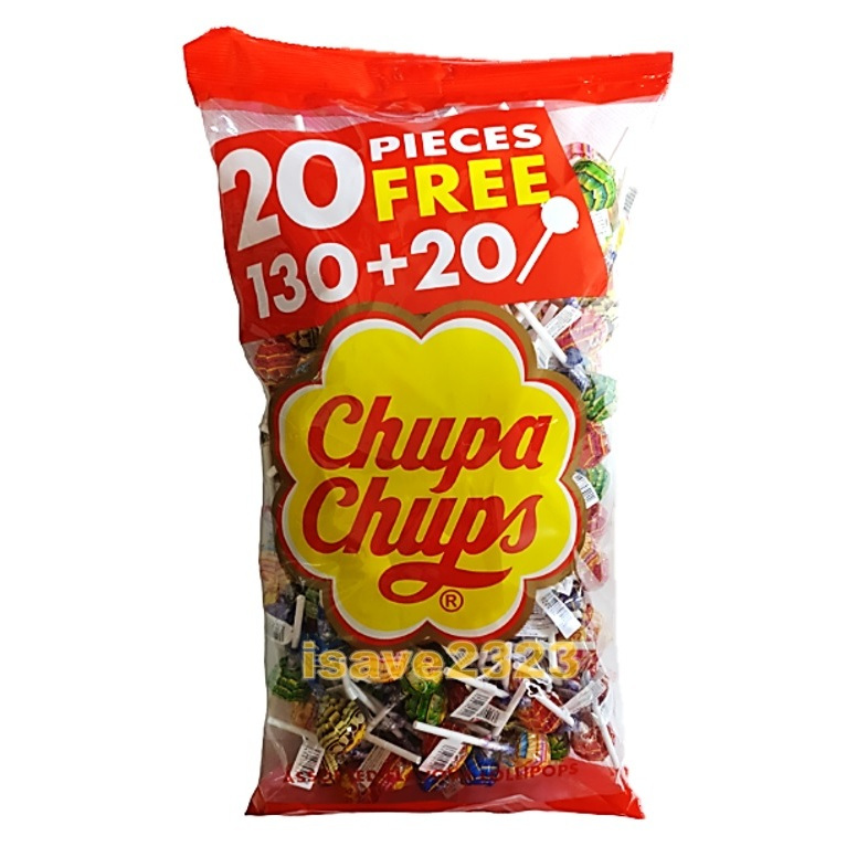 Chupa Chups Lollipop (9.5g x 130+20 Sticks / Pack) - Assorted Flavours | Shopee Malaysia