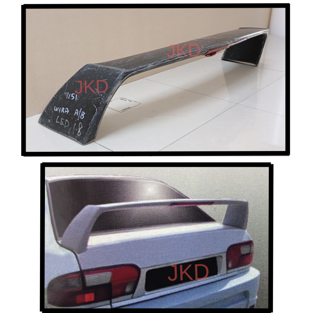 PROTON WIRA AEROBACK SPOILER MUGEN WITH LED BRAKE LAMP SPOILER WIRA A/B ...