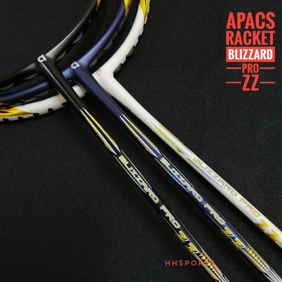 APACS Racket BLIZZARD PRO ZZ ( 100% Original ) FREE STRING/GRIP/BAG ...