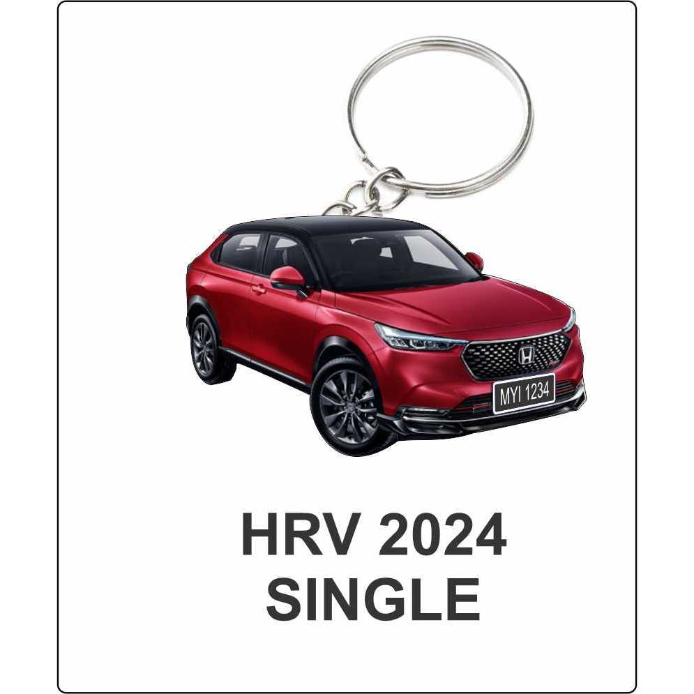 HRV red black gray silver white 2024 2d keychain | Shopee Malaysia