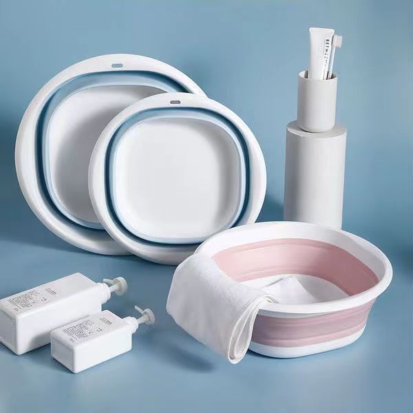 Silicone Wash Basin Folding Basin Large Size Collapsible Portable Wash ...