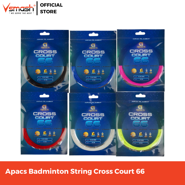 Apacs Badminton String Cross Court 66 | Shopee Malaysia