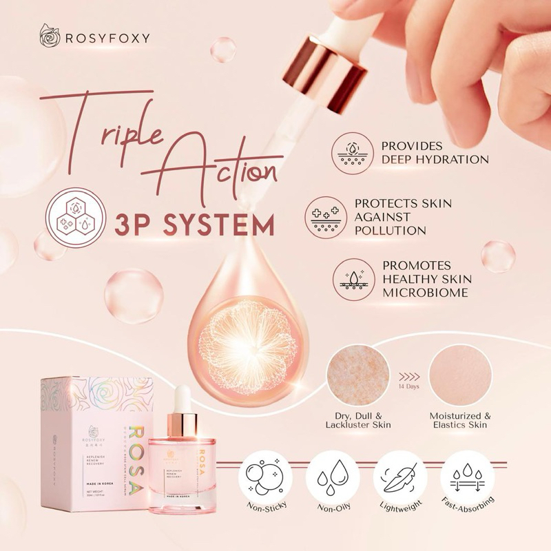 ROXYFOXY Rosa Stem Cell Serum made in Korea skincare | Shopee Malaysia