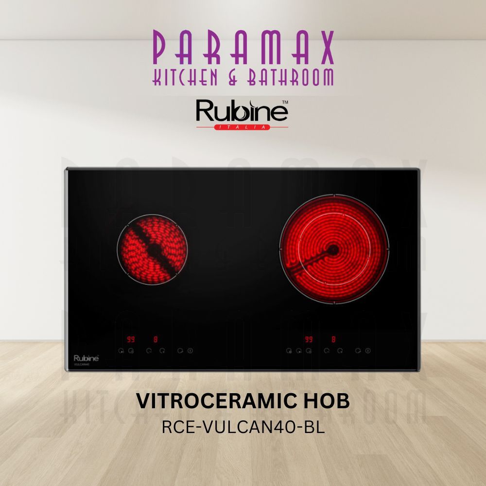 RUBINE Vitroceramic-Hob RCE-VULCAN40-BL | Shopee Malaysia