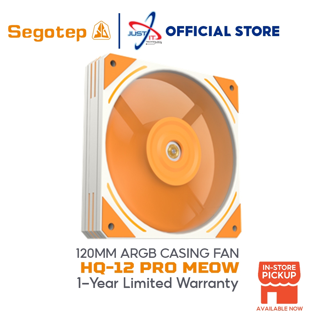 SEGOTEP COLORFIRE HQ 12 PRO MEOW 120mm ARGB CASE FAN | Shopee Malaysia