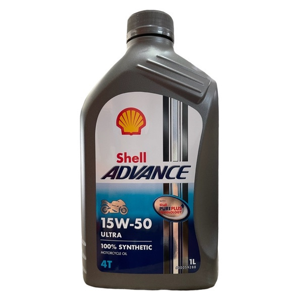 Original 550052500 SHELL ADVANCE ULTRA 15W50 4T FULLY SYNTHETIC ENGINE ...