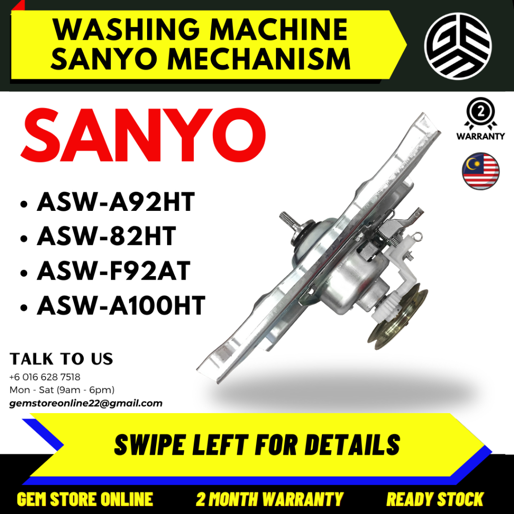 ASW-A92HT / ASW-82HT / ASW-F92AT / ASW-A100HT SANYO Washing Machine ...