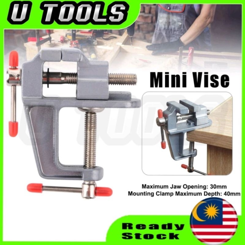 Aluminum Alloy Mini Vice Miniature Small Jewelers Hobby Clamp On Table ...