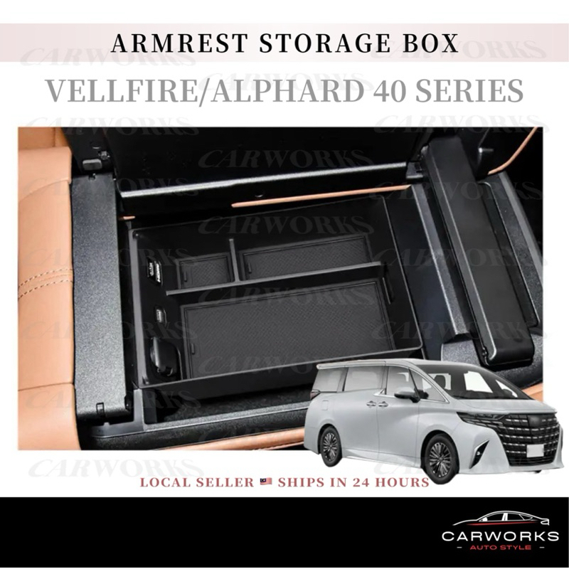 TOYOTA AH40 AGH40 VELLFIRE ALPHARD 40 Series 2023+ INTERIOR Organiser ...