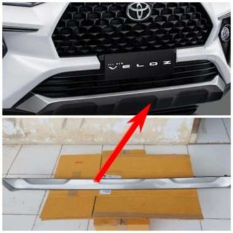 TOYOTA VELOZ FRONT BUMPER LIP ORIGINAL | Shopee Malaysia