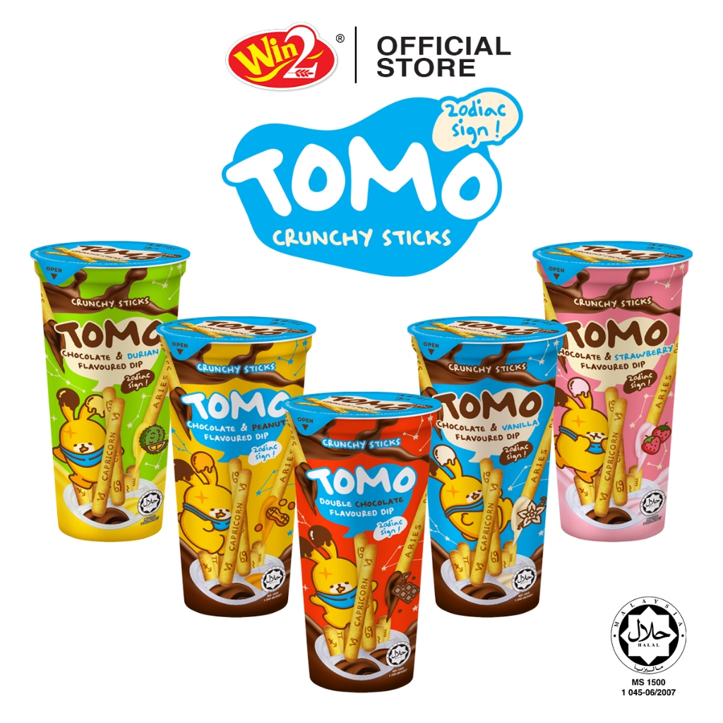 WIN WIN TOMO Crunchy Sticks Double Chocolate Flavored Dip (40G ...