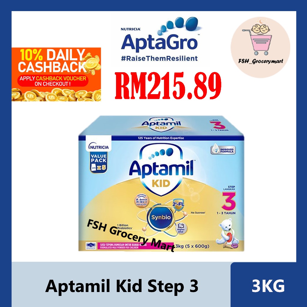 Aptamil KID Step 3 (1.8kg / 3kg) Exp: 06/2026 (Aptagro) | Shopee Malaysia