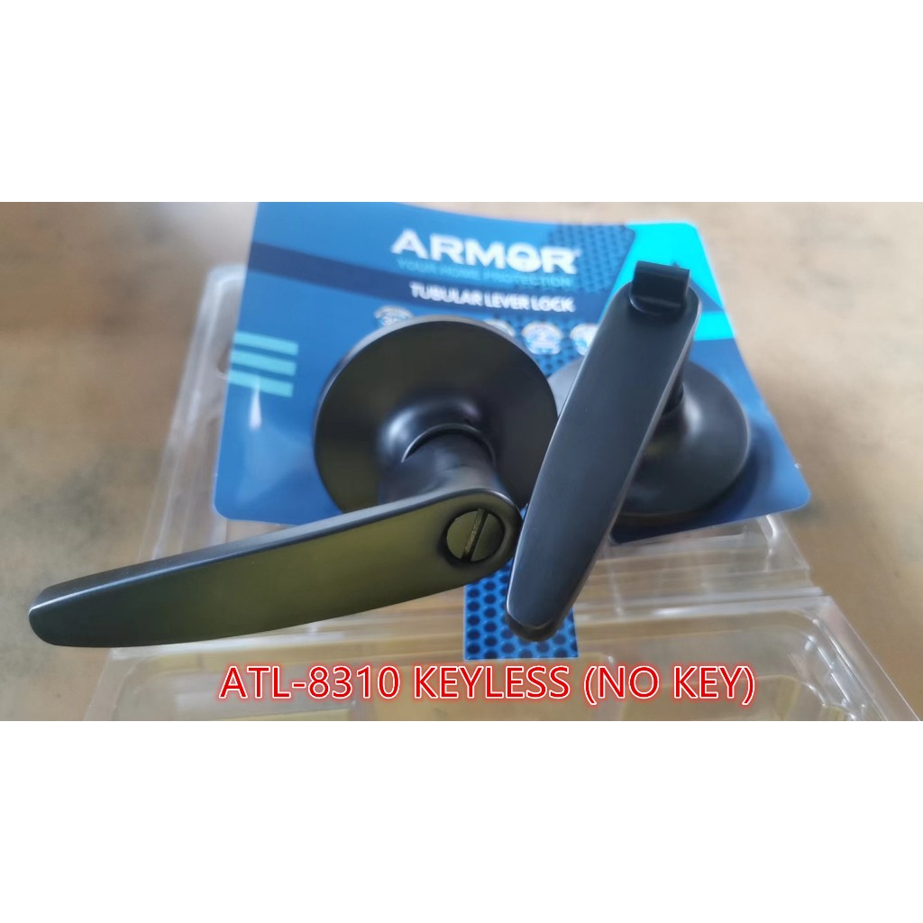 YLK ARMOR TUBULAR LEVER LOCK ATL-8300 SS Door lock set - Lock Pintu -NA ...