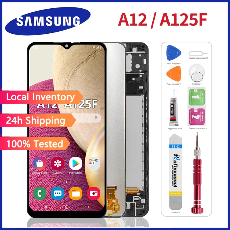 A12 Lcd For Samsung A12 A125 (Original) LCD Display Touch Screen ...