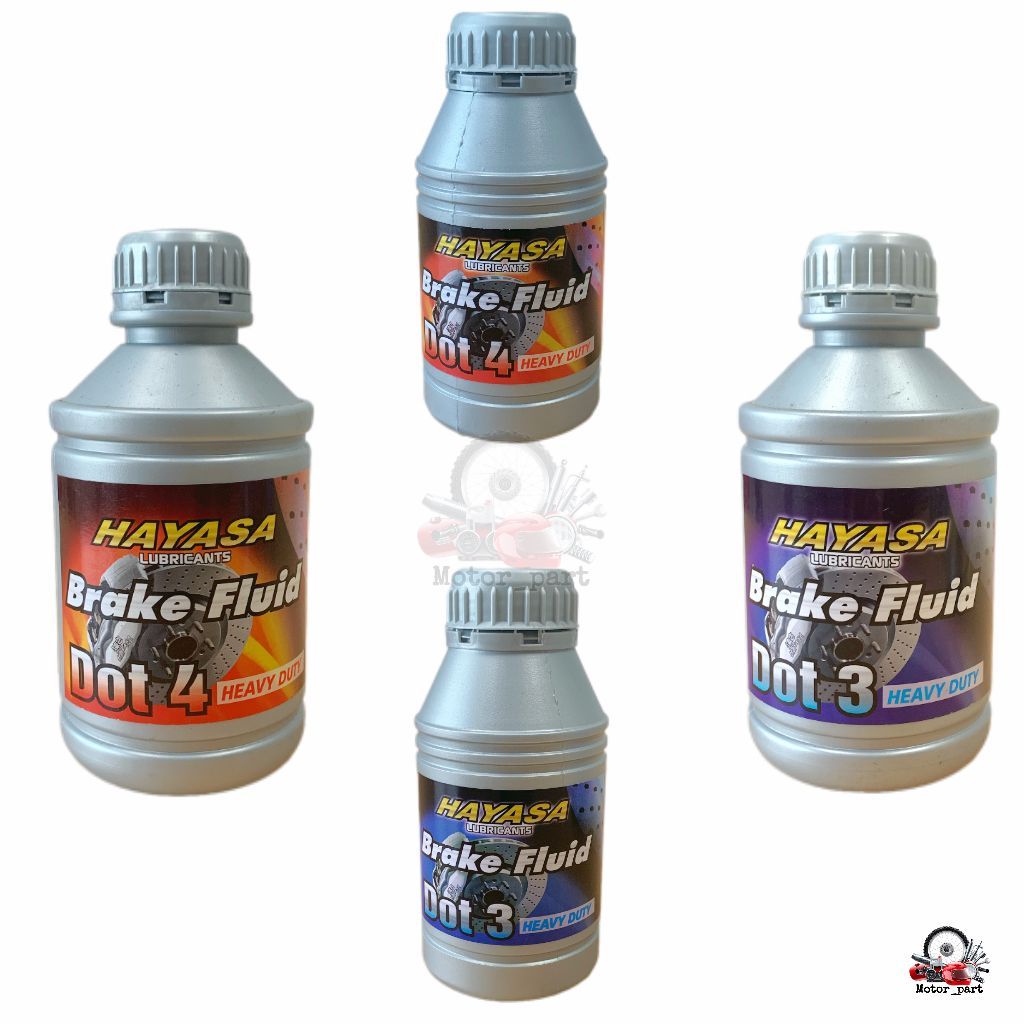 HAYASA BRAKE FLUID DOT3 DOT4 700ml/300ml | Shopee Malaysia