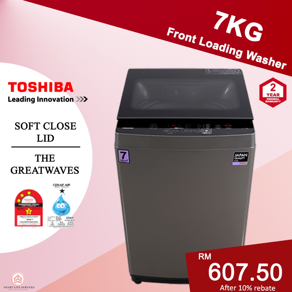 【LOWEST PRICE】Toshiba 7KG/ 8KG/ 9KG/ 10.5KG/ 12KG/ 13KG/ 14KG Greatwaves Fully Auto Top Load ...