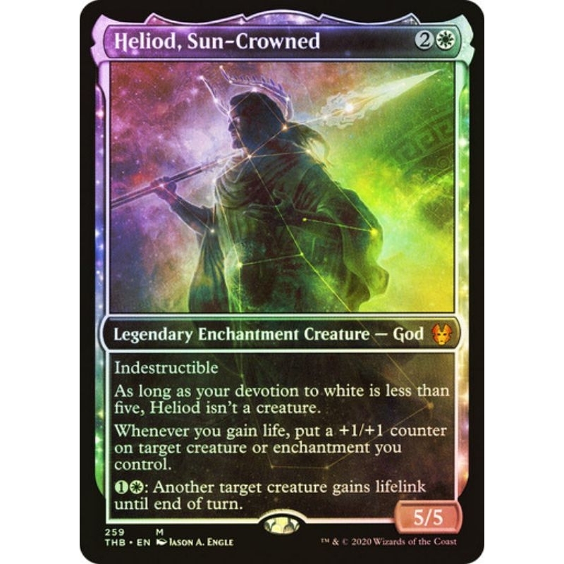 Magic the Gathering - Heliod, Sun-Crowned (Showcase Foil) | Shopee Malaysia