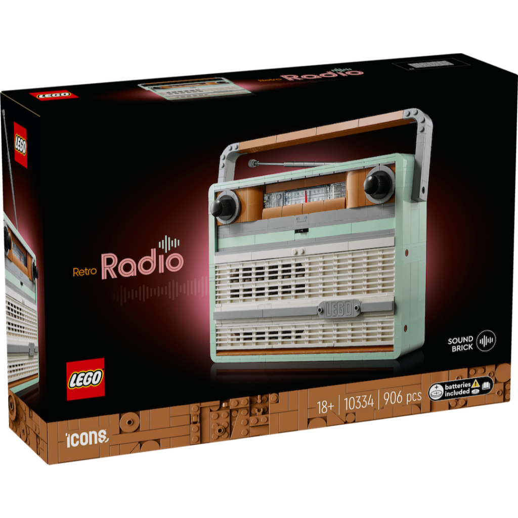 [BrickMonster] Lego 10334 Icons Retro Radio | Shopee Malaysia