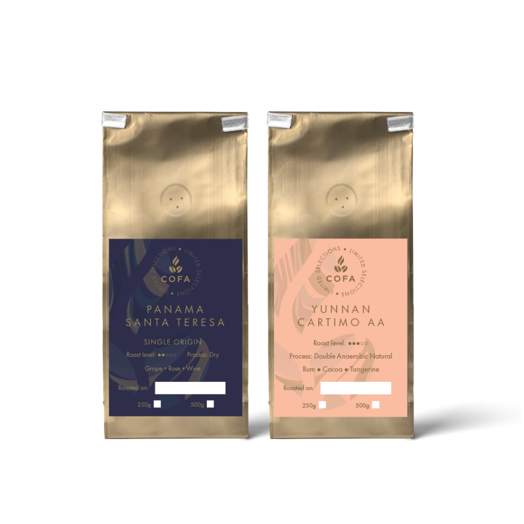 COFA The East West Arabica Coffee Beans Bundle Set (2 x 250g) | Shopee ...