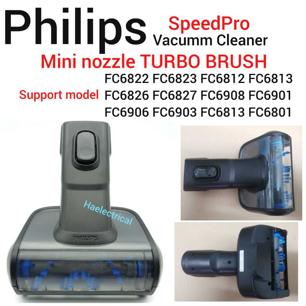PHILIPS SpeedPro Max Vacuum Cleaner Mini Nozzle TURBO BRUSH XC7041 ...