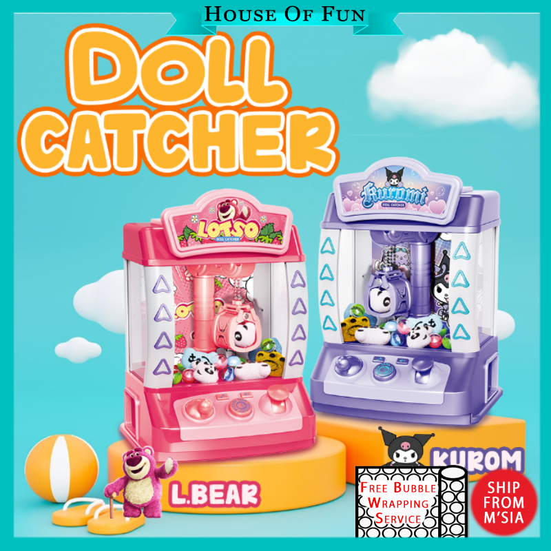 NEW BIG CLAW MACHINE TOY KIDS MINI CLAW MACHINE GRABBER TOY CLIPPING ...