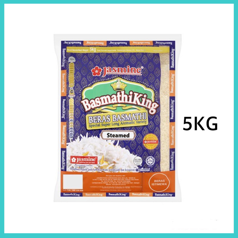 Jasmine Basmathi King Beras Basmathi Special Super Long Aromatic ...