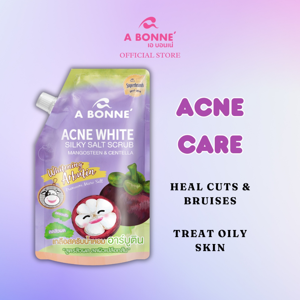 A Bonne Mangosteen & Centella Acne White Silky Salt Scrub (350g ...