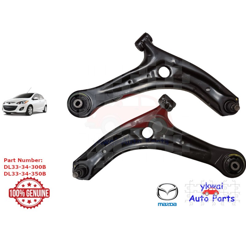 Genuine Mazda Front Lower Arm Complete for Mazda 2 DE (2009-2014 ...