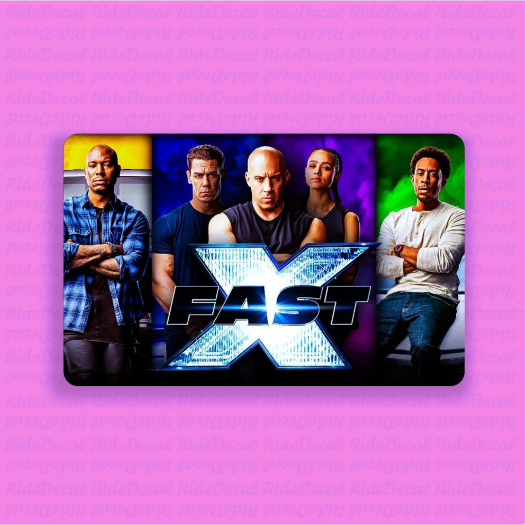 44 DESIGN FAST AND FURIOUS STICKER FOR T*G TNG Card TOUCH N GO NFC Card ...