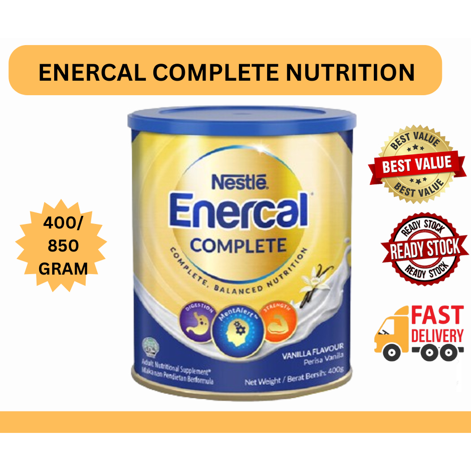 NESTLE ENERCAL COMPLETE BALANCE NUTRITION 400 GRAM OR 850 GRAM | Shopee ...
