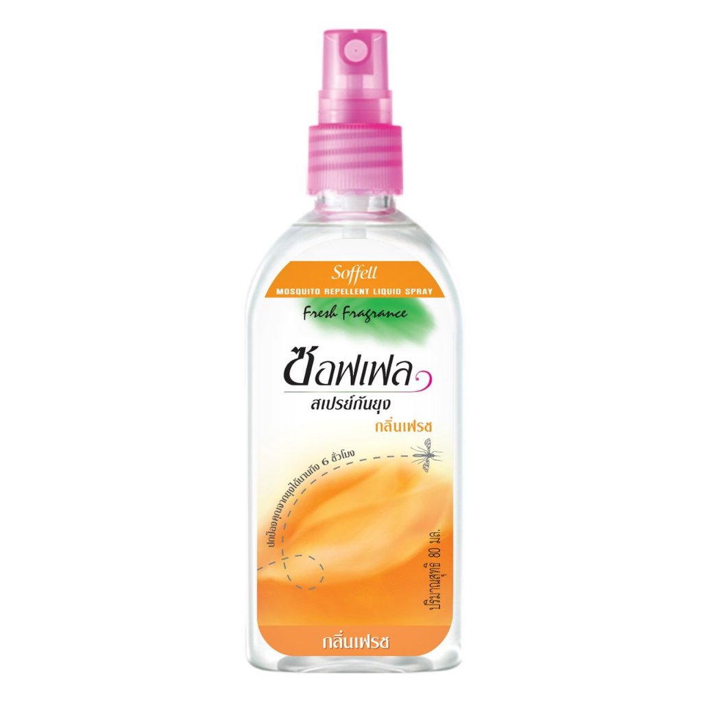 Soffell Mosquito Repellent Liquid Spray Fresh Fragrance 30ml | Shopee ...